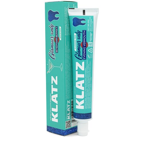 KLATZ Зубная паста для девушек "Вечерний вермут" без фтора 75 мл