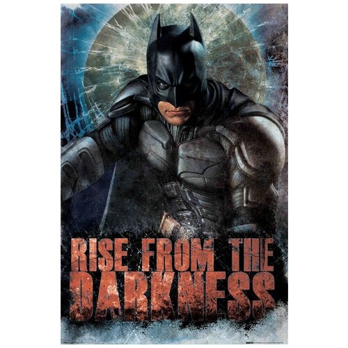 Плакат, постер на холсте Batman-Dark Knight/Бетмен-Темный Рыцарь. Размер 30 х 42 см