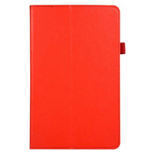 Чехол книжка для планшета Huawei MediaPad M6 10.8 (2019), кожаная (красный)
