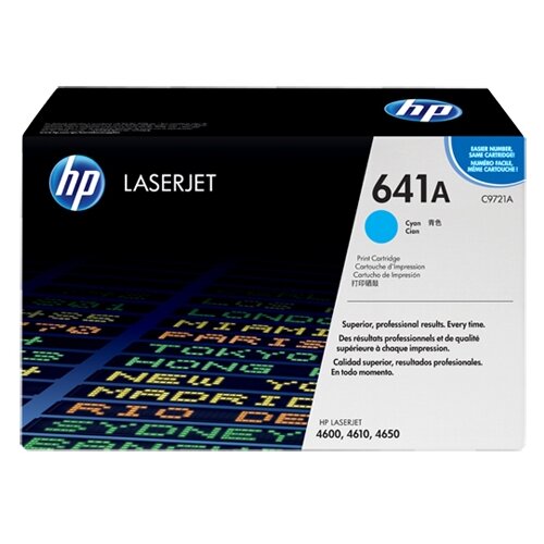 Картридж HP C9721A, 8000 стр, голубой