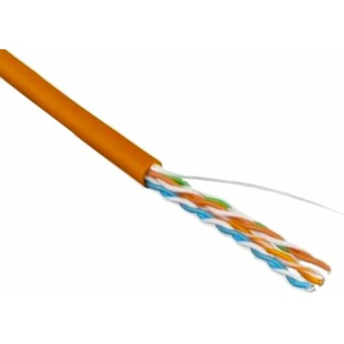 Кабель NEOMAX [NM715111-500M] U/UTP cat.5e 1x2x0.52, 24 AWG, Медь, внутренний, ZH нг(А)-HF (LSZH), 500м, оранжевый