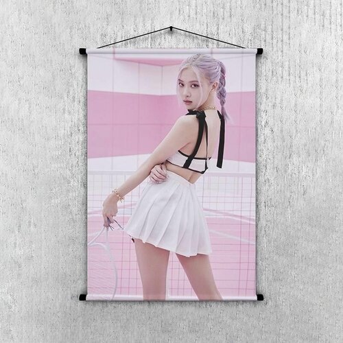 Гобелен по k-pop группе BLACKPINK Розе 45*30 см, арт. 30_Gb0015