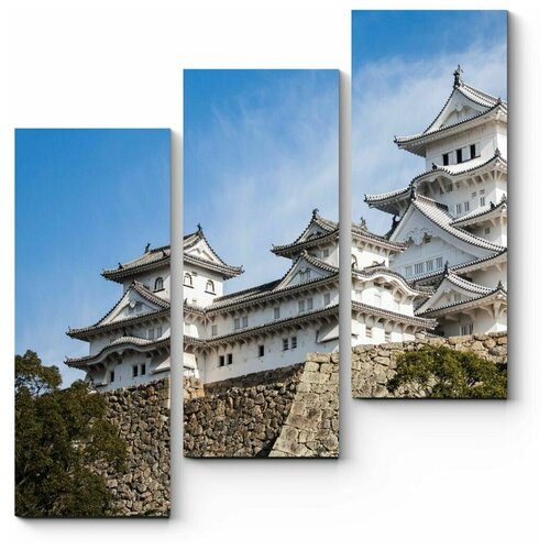 Модульная картина Замок Белой Цапли в Японии130x139