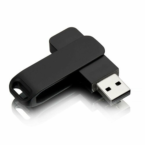 USB флешка, USB flash-накопитель, Флешка Stone, 128 МB, черная, USB 2.0, арт. F44