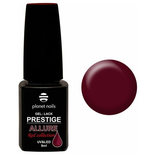 Planet nails Гель-лак Prestige Allure Red Collection, 8 мл, 657 бордо
