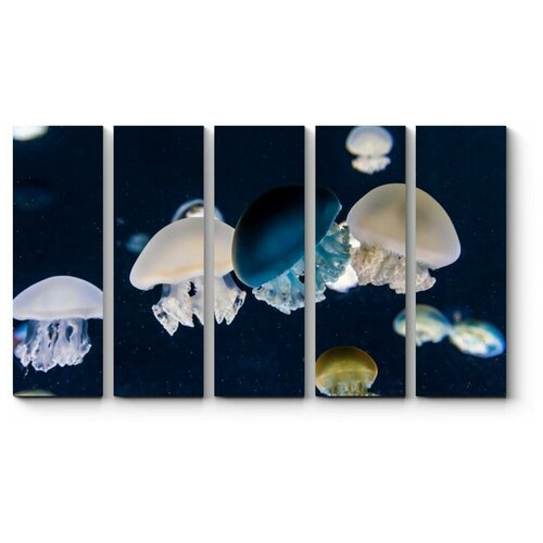 Модульная картина Красивые медузы130x78