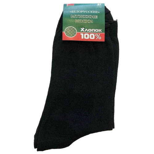Носки Белорусские, 20 пар, 2 уп., размер 27, черный