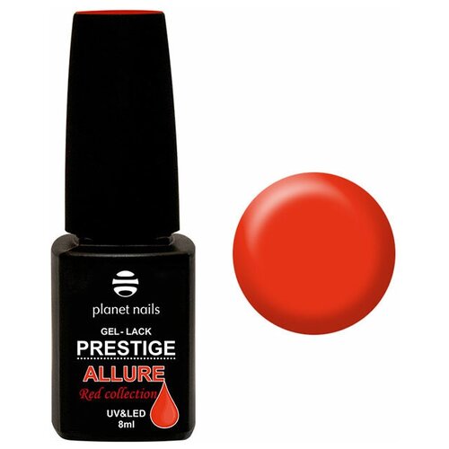 Planet nails Гель-лак Prestige Allure Red Collection, 8 мл, 648