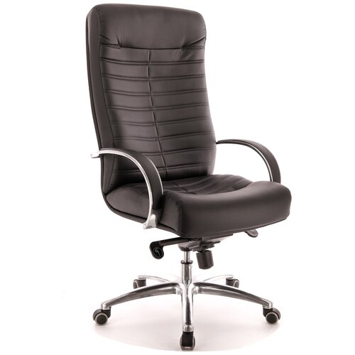 Компьютерное кресло Everprof Orion AL M для руководителя, обивка: искусственная кожа, цвет: экокожа черный
