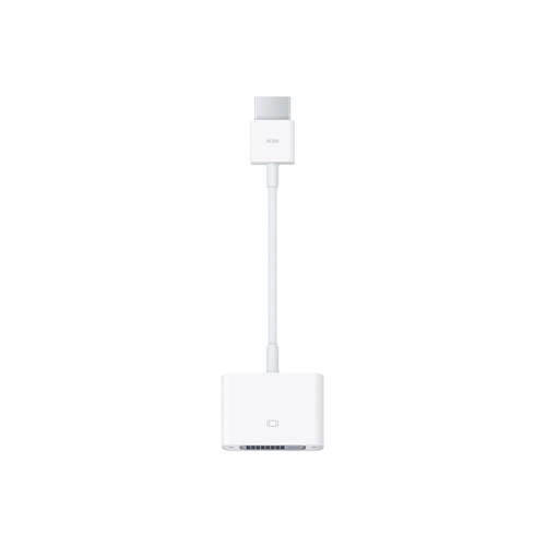 Переходник/адаптер Apple DVI-D - HDMI, 0.1 м, белый
