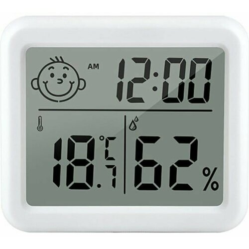 Электронный комнатный градусник-гигрометр URM для дома (термометр)