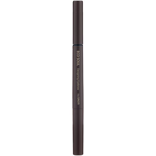 The Saem Карандаш для бровей Eco Soul Designing Eyebrow, оттенок 02 dark brown