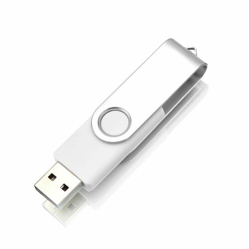 USB флешка, USB flash-накопитель, Флешка Twist, 16 Гб, белая, арт. F01 USB 2.0