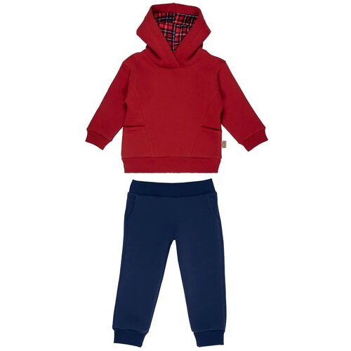 Комплект одежды Maman, размер 92, синий, красный