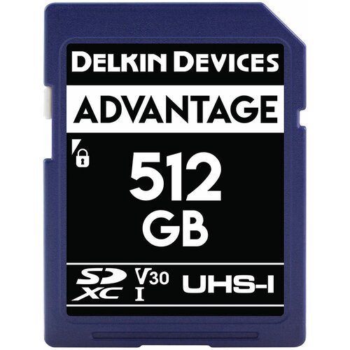 Карта памяти Delkin Devices Advantage SDXC 512GB UHS-I V30