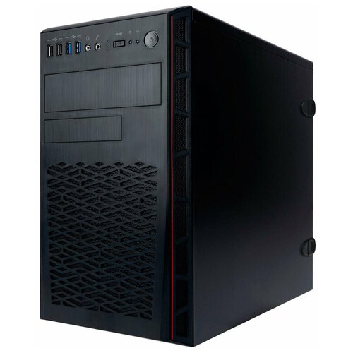 Компьютерный корпус InWin модель EMR065BL, с блоком питания 500Ватт, Mini Tower, mATX, сталь, черный