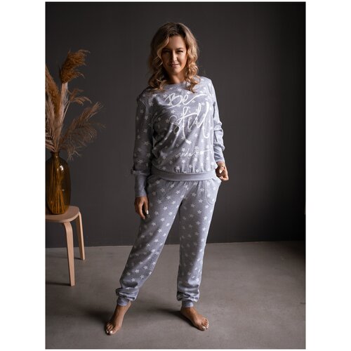 Пижама  LOVETEX.STORE, размер 44, серый