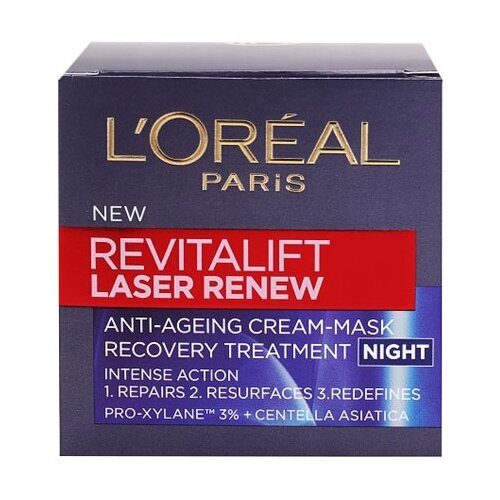  Крем-маска L'Oreal Paris Revitalift Laser Renew ночной, 50 мл