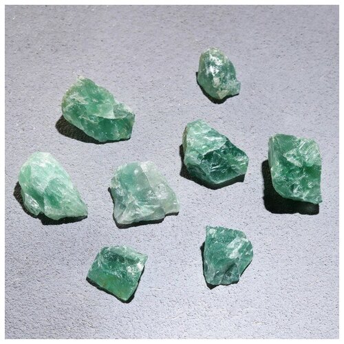 Набор для творчества "Зеленый флюорит", кристаллы, фракция 2-3 см, 100 г