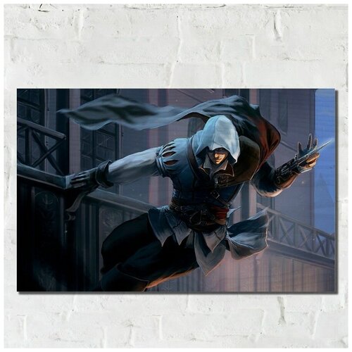 Картина интерьерная на дереве игра Assassin's Creed Эцио Аудиторе Коллекция - 11425