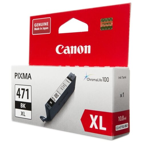 Картридж Canon CLI-471BK XL (0346C001), 810 стр, черный