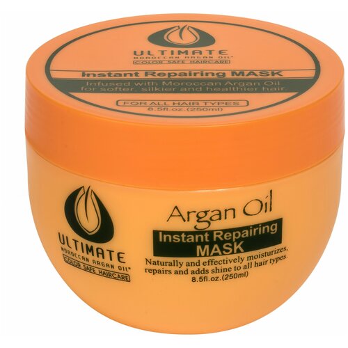 ULTIMATE Moroccan Argan Oil Маска интенсивная восстанавливающая для волос, 250 мл, банка
