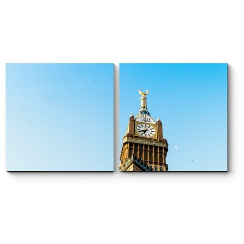 Модульная картина Часовая Башня в Мекке180x90