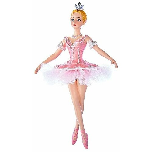 Ёлочная игрушка аврора - балет 'спящая красавица', полистоун, текстиль, 15 см, Kurts Adler