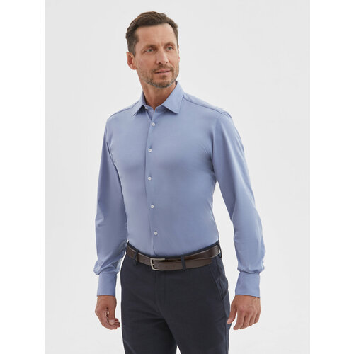 Рубашка KANZLER, размер 44, голубой