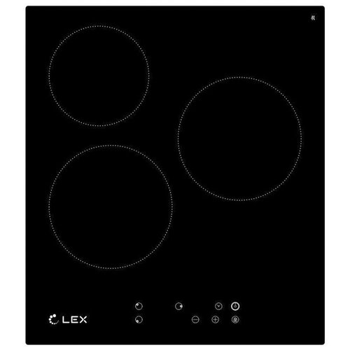 Встраиваемая электрическая варочная панель Lex EVH 430 BL цвет черный