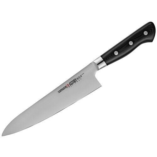Набор ножей Шеф-нож Samura Pro-S, лезвие: 20 см, черный