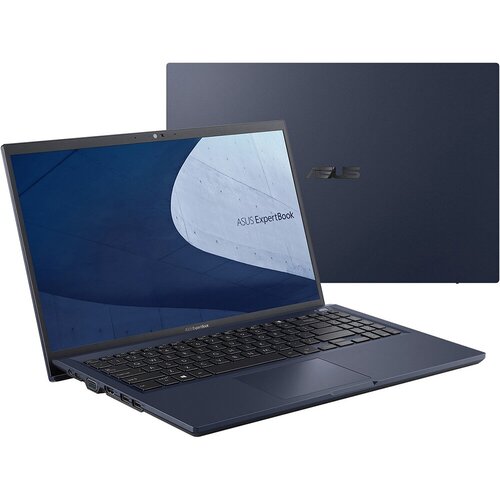 Ноутбук ASUS ExpertBook B1 B1500CEAE-BQ2584R 15.6 (1920x1080) IPS/Core i5-1135G7/8ГБ DDR4/512ГБ SSD/Iris Xe Graphics/Win10 Pro черный 90NX0441-M00CZ0