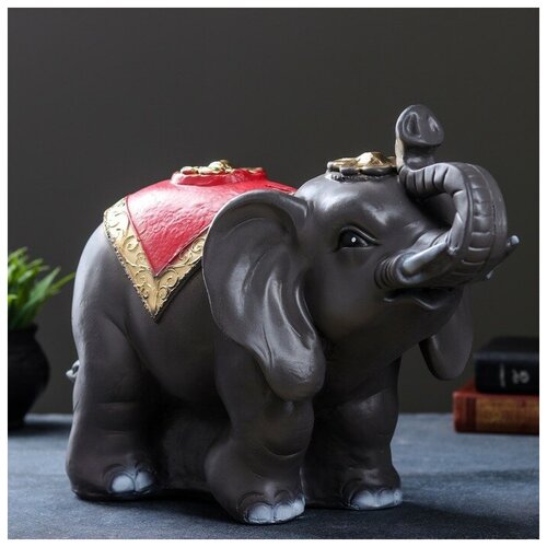Хорошие сувениры Копилка "Слон индийский" цветной, 22х40х29см