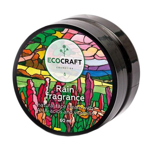 EcoCraft Аромат дождя Крем для лица с витаминами и АНА-кислотами для нормальной кожи, 60 мл