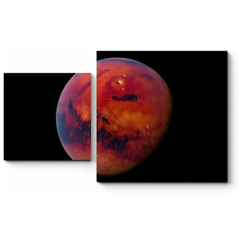 Модульная картина Огненная планета 120x72