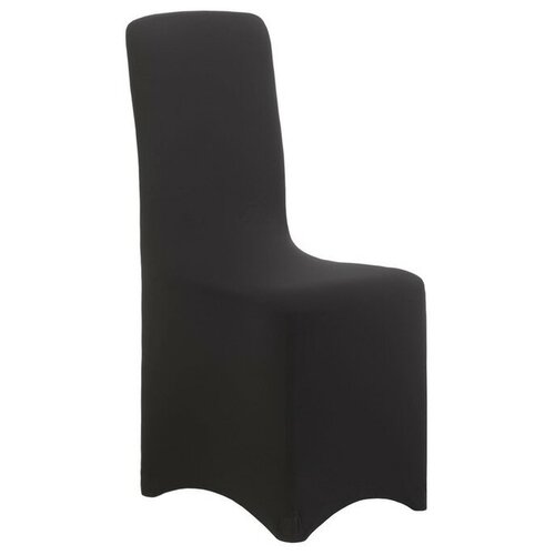 SUI Чехол свадебный на стул, чёрный, размер 100х40см