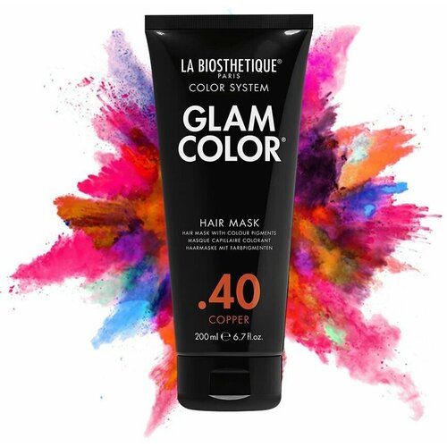 La Biosthetique, Маска для волос тонирующая Glam Color Hair Mask .40 Copper, 200 мл