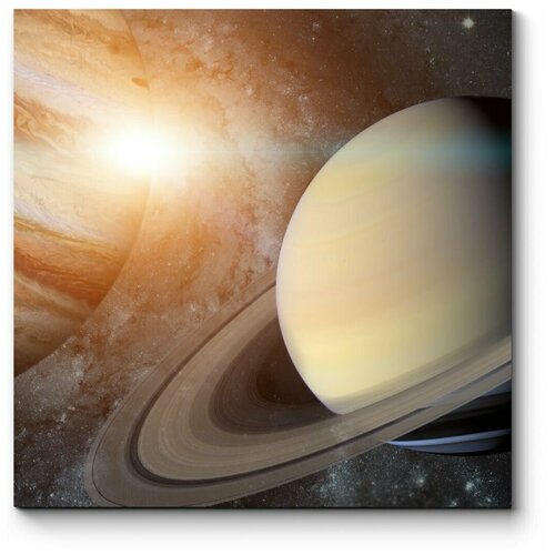 Модульная картина Кольца Сатурна 60x60