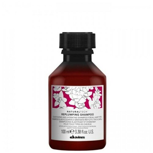 Davines New Natural Tech Replumping Shampoo - Уплотняющий шампунь 100 мл