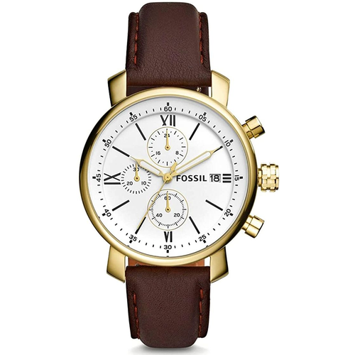 Наручные часы FOSSIL Rhett BQ1009, коричневый, белый