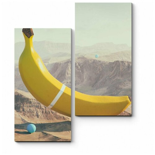 Модульная картина Гигантский банан50x63