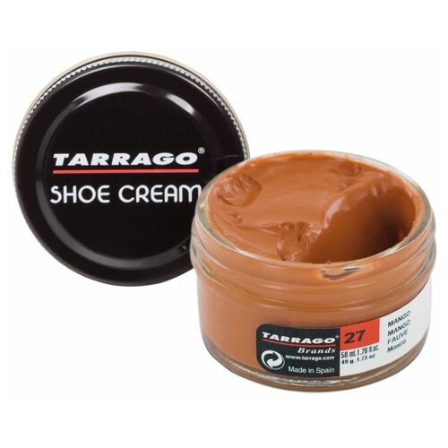 Tarrago Крем-банка Shoe Cream 027 mango, 50 мл