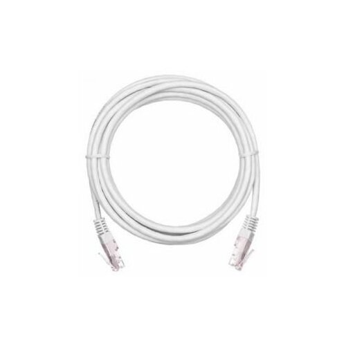 Коммутационный шнур NETLAN EC-PC4UD55B-BC-PVC-030-WT-10 U/UTP 4 пары, Кат.5е (Класс D), 100МГц, 2хRJ45/8P8C, T568B, многож, белый, 3м, уп-ка 10шт.