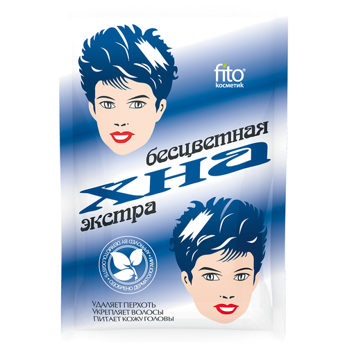 Fito косметик Хна бесцветная натуральная иранская для волос и кожи головы, в бумажной упаковке, бесцветный, 25 мл, 25 г