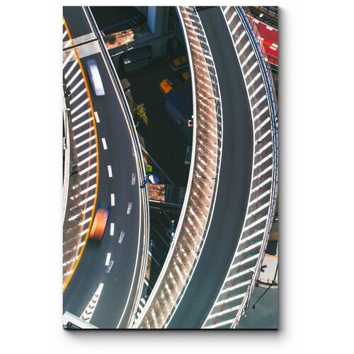 Модульная картина Надземные дороги Токио60x90