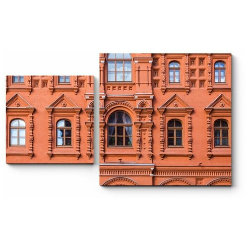 Модульная картина Классический фасад в русском стиле70x42