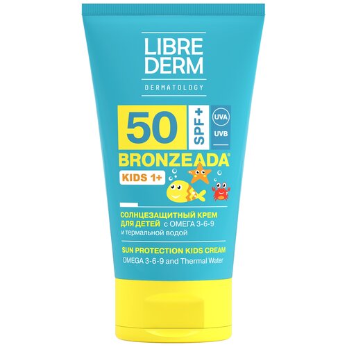 Librederm Bronzeada солнцезащитный крем для детей Omega 3-6-9 SPF 50 SPF 50, 150 мл