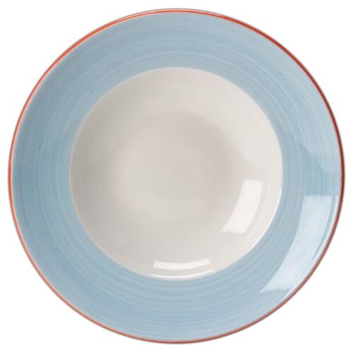 Тарелка для пасты «Рио Блю», 0,5 л, 30 см, синий, фарфор, 15310365, Steelite