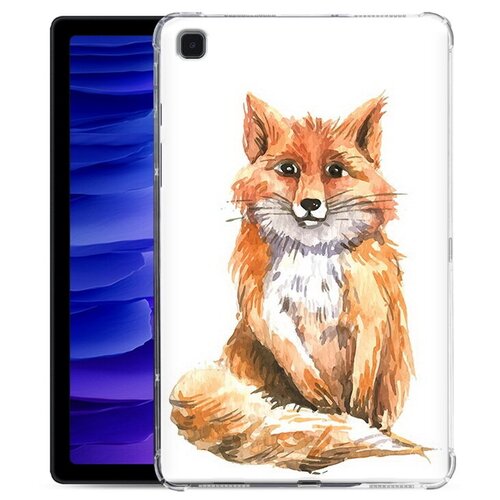 Чехол задняя-панель-накладка-бампер MyPads детская лиса для Samsung Galaxy Tab A7 10.4 SM-T500 (2020)/Samsung Galaxy Tab A7 10.4 SM-T500/T505 (2020) противоударный