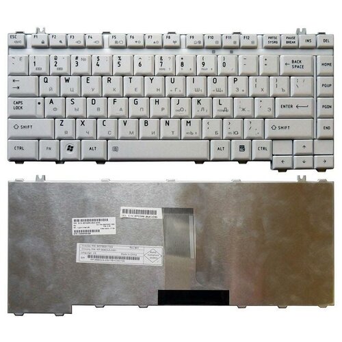 Клавиатура (keyboard) NSK-TAP0R для ноутбука Toshiba Satellite A200, A205, A300, A305, A400, A405, M200, M205, M300, L200, L300, Pro M200, белая